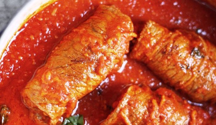 Braciolone silano con funhi rositi | Buonissimo Ricette