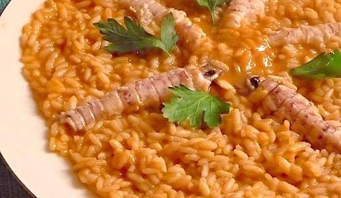 Risotto alle canocchie | Buonissimo Ricette