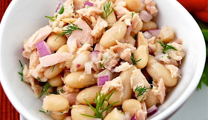 Insalata di tonno e fagioli - La Ricetta di Buonissimo