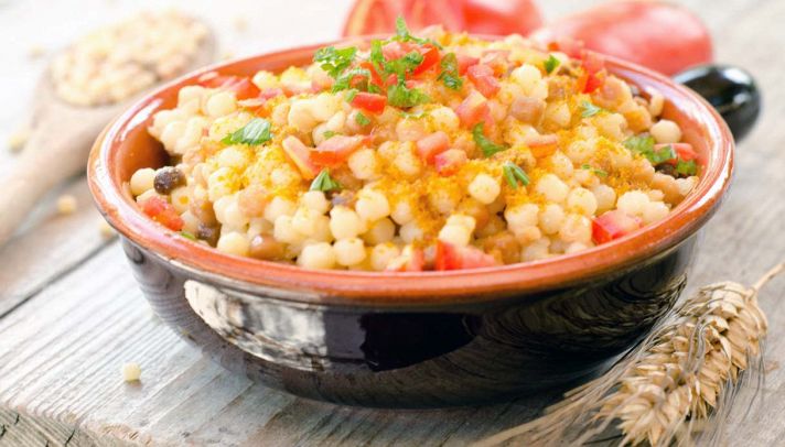 Ricetta Fregula stufada con semola, zafferano e acqua