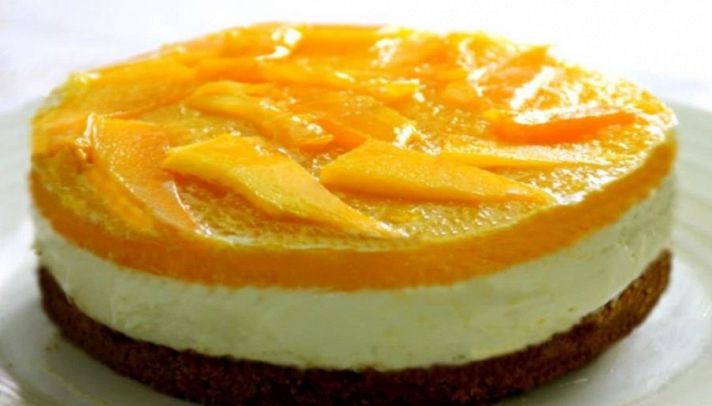Cheesecake al mango senza forno | Buonissimo Ricette