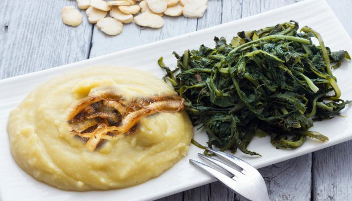 Ricetta Fave e cicoria