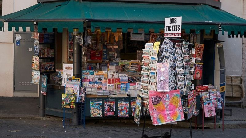 A Roma e nel Lazio il cibo arriva in edicola: cosa si può vendere