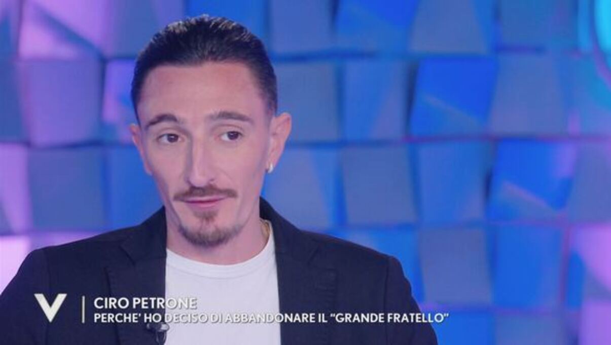 Ciro Petrone a Verissimo: "Ecco perché ho lasciato la casa del Gf"