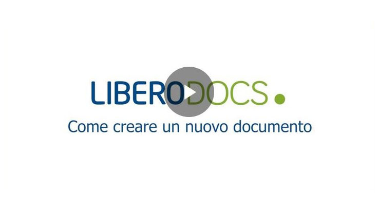 Come creare un nuovo documento con il servizio di Libero Docs