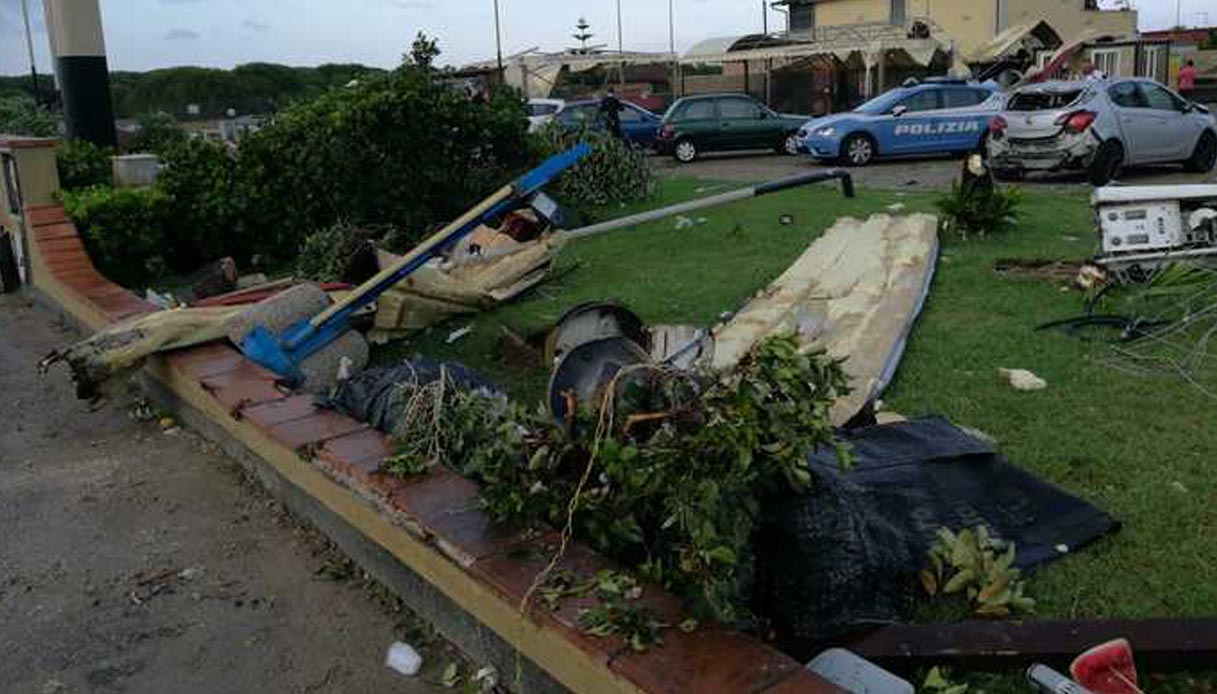 Maltempo, donna uccisa da tromba d'aria vicino Roma