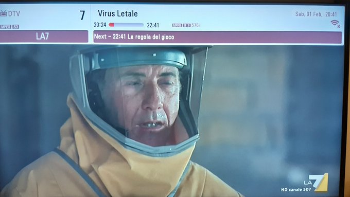 Virus Letale su La7, pioggia di critiche sul film in prima serata