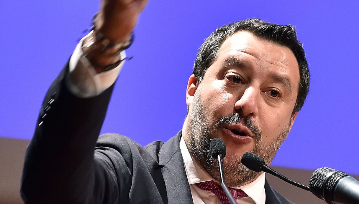 Matteo Salvini attacca Pd e M5S. Poi l'annuncio sull'Italexit