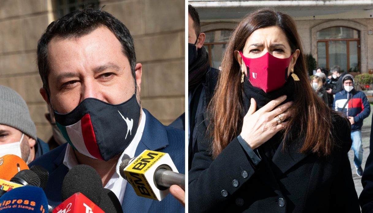 Salvini vuole offrire un caffè a Laura Boldrini, ma lei lo gela