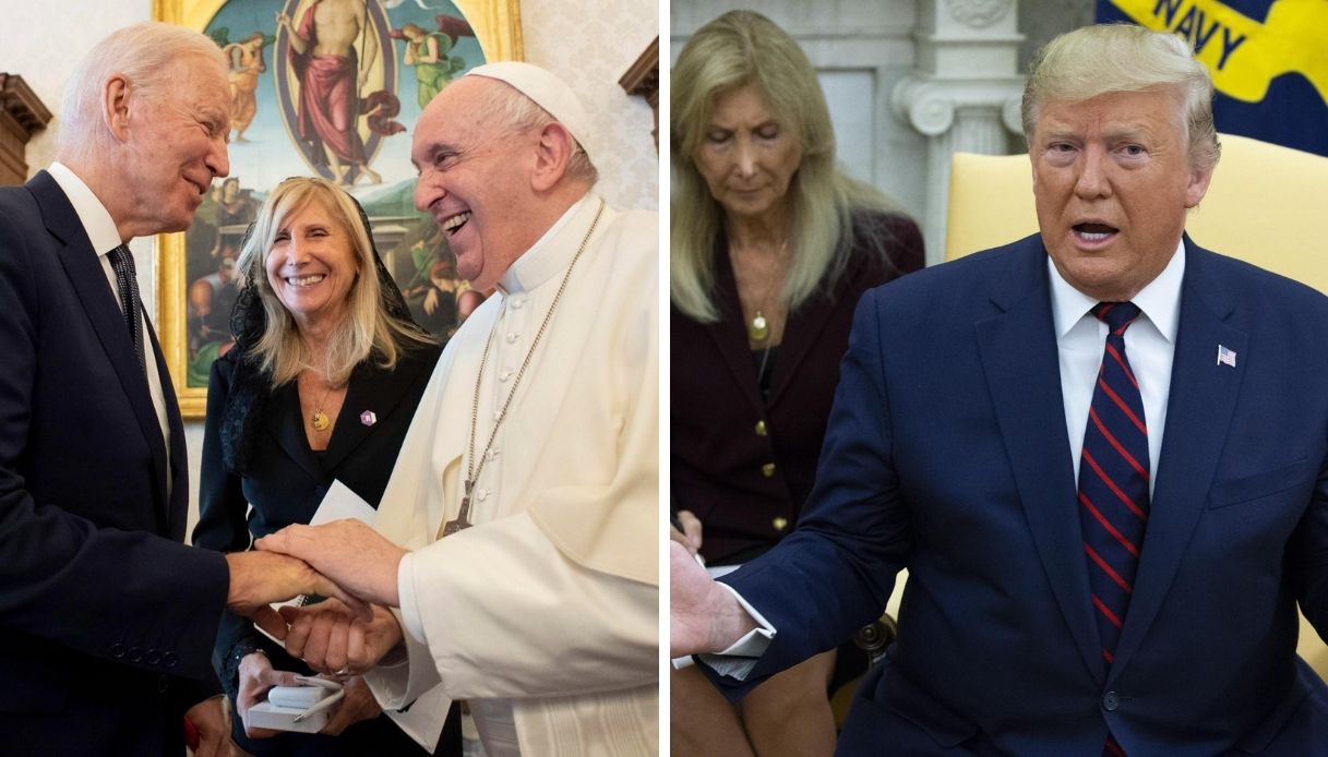 L'interprete italiana con Biden e Trump: il confronto è impietoso