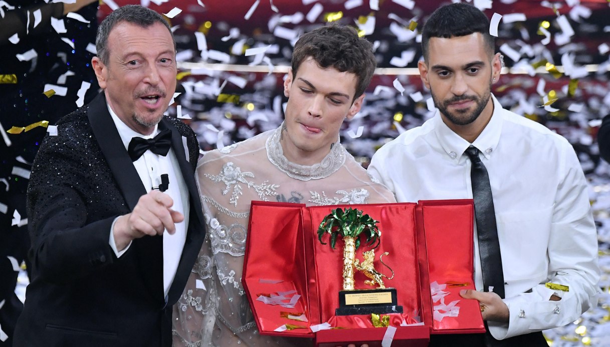 Sanremo 2022, Mahmood e Blanco vincono il 72esimo Festival con la ...