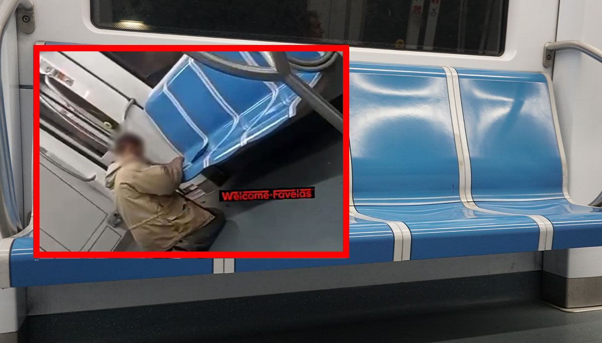 Sniffa cocaina sulla metro B di Roma e i passeggeri gli fanno un video ...