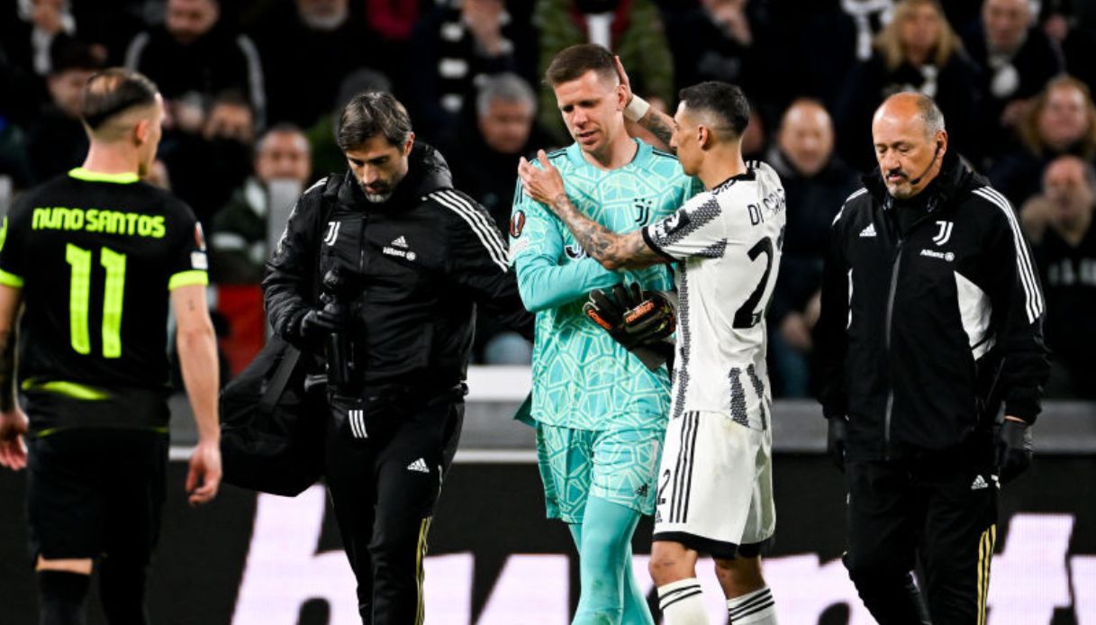 Sospetto malore per Szczesny durante Juventus-Sporting: gli ... Sospetto malore per Szczesny durante Juventus-Sporting: gli ...