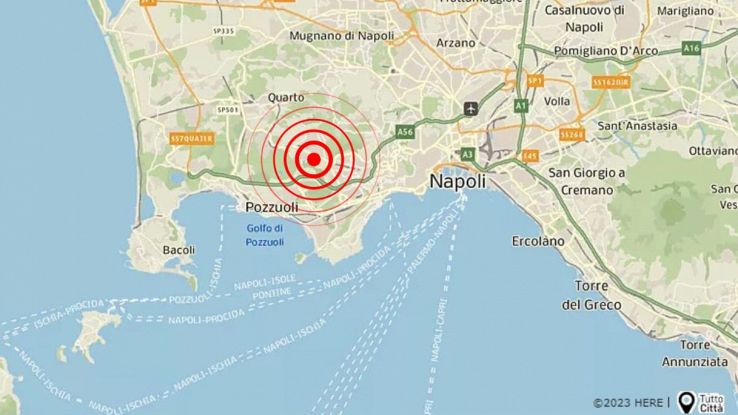 Terremoto ai Campi Flegrei di magnitudo 3.1, ancora bradisismo tra Pozzuoli e Napoli: scossa ...
