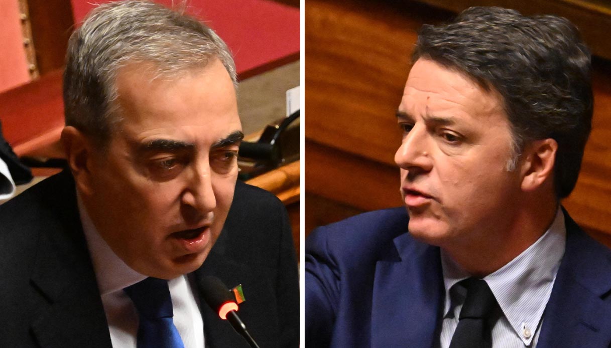 Video degli insulti tra Gasparri e Renzi in Senato per la frase su ...
