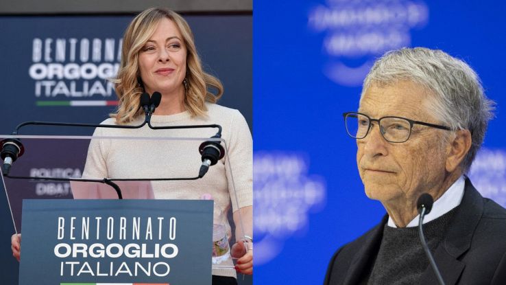 Giorgia Meloni incontra Bill Gates, confronto sull'intelligenza ...