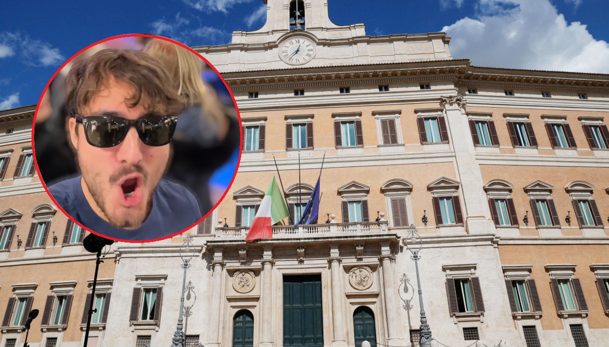 Influencer fa un rutto a Montecitorio e i carabinieri lo identificano ...