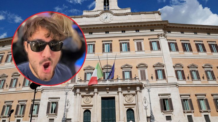 Influencer fa un rutto a Montecitorio e i carabinieri lo identificano ...
