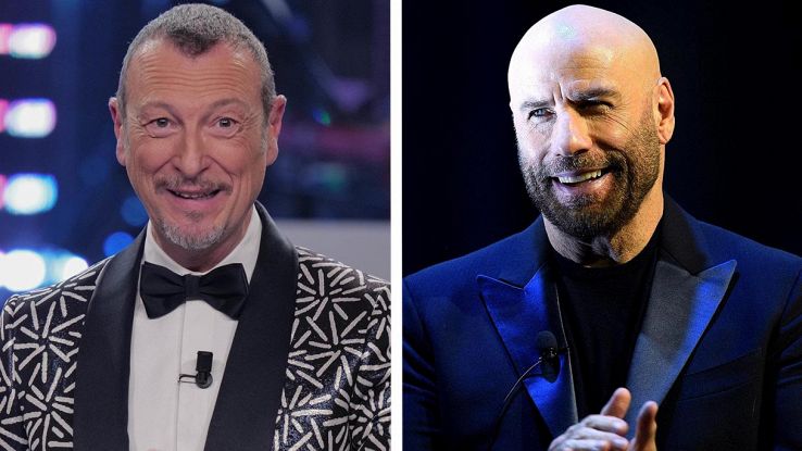 Amadeus annuncia John Travolta ospite a Sanremo 2024: l'attore sul ...