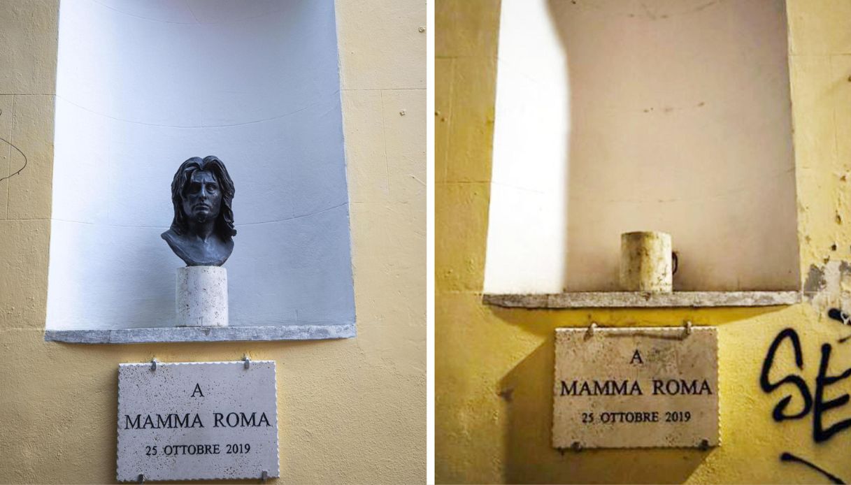 Rubato e ritrovato il busto di Anna Magnani a Roma, si indaga sulle ...
