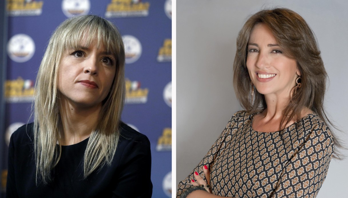 Crippa insultato da Gribaudo del Pd, Tiziana Panella ride in studio e ...