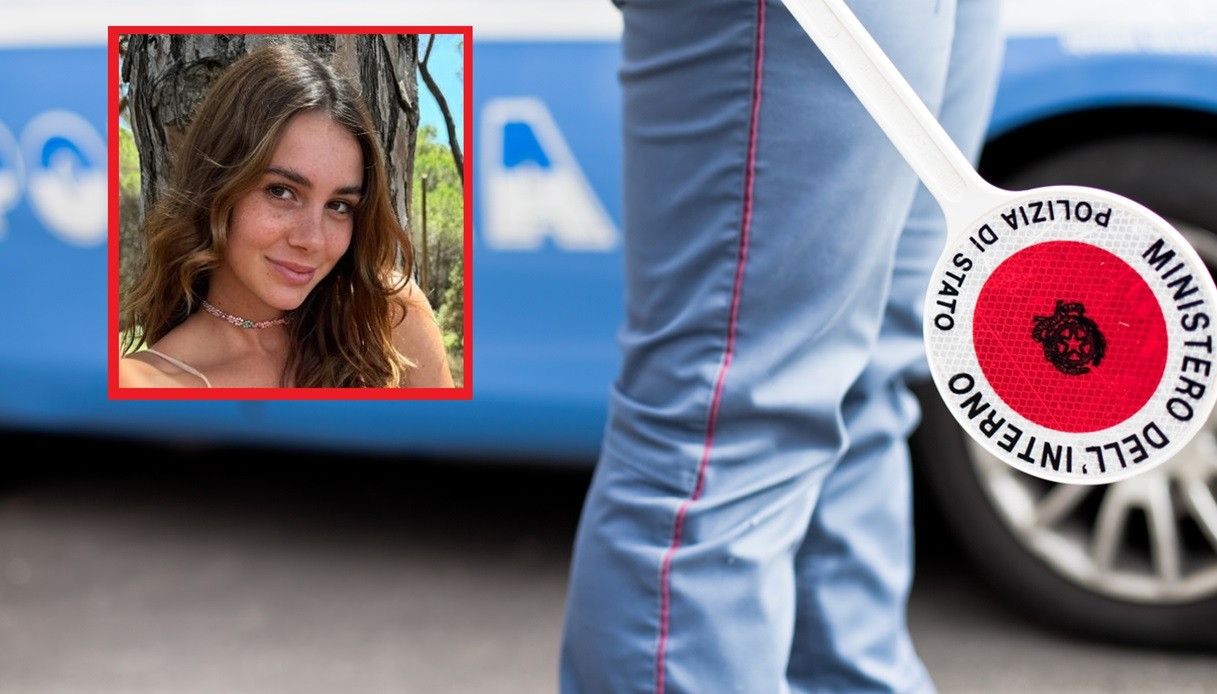 Alessandra Somensi fermata dalla polizia a Milano alla guida in costume ...
