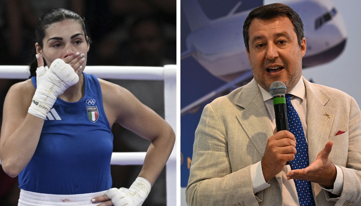 Angela Carini contro Imane Khelif, Matteo Salvini attacca i ...