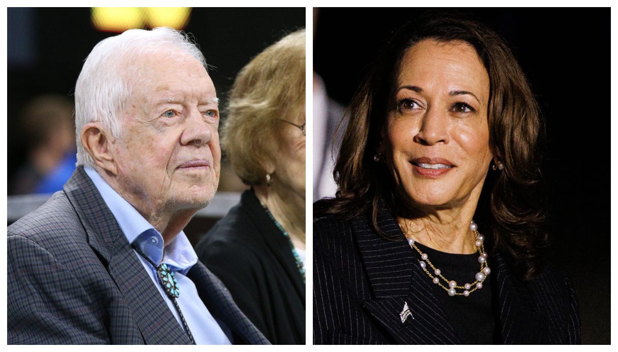 Jimmy Carter conquistato da Kamala Harris: vuole arrivare a 100 anni ...
