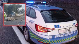 Maxi incidente sulla Pontina a Castel di Decima vicino Roma ...