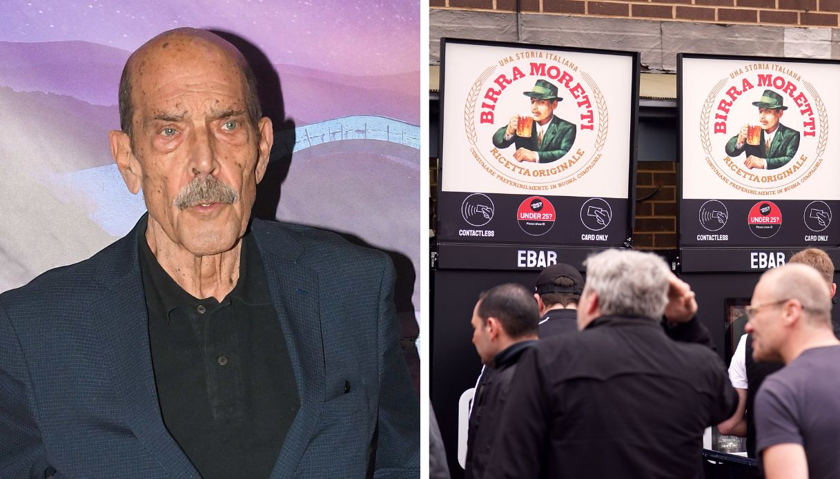 Il "baffo" di birra Moretti Orso Maria Guerrini ha perso tutto a causa ...