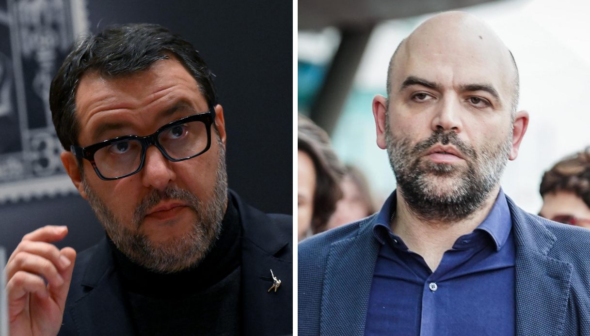 Matteo Salvini provoca Roberto Saviano dopo l'assoluzione nel processo ...