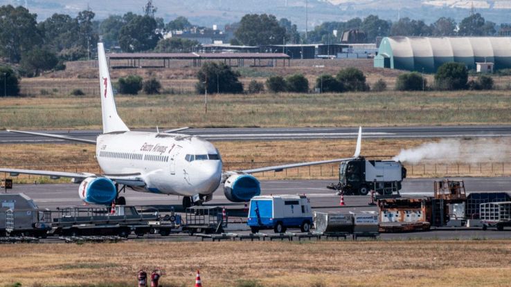 Situazione all'aeroporto di Catania oggi dopo l'eruzione dell'Etna: ok ...