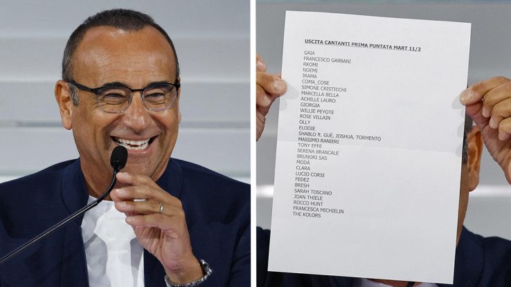 Scaletta ufficiale prima serata di Sanremo 2025: ordine dei cantanti ...