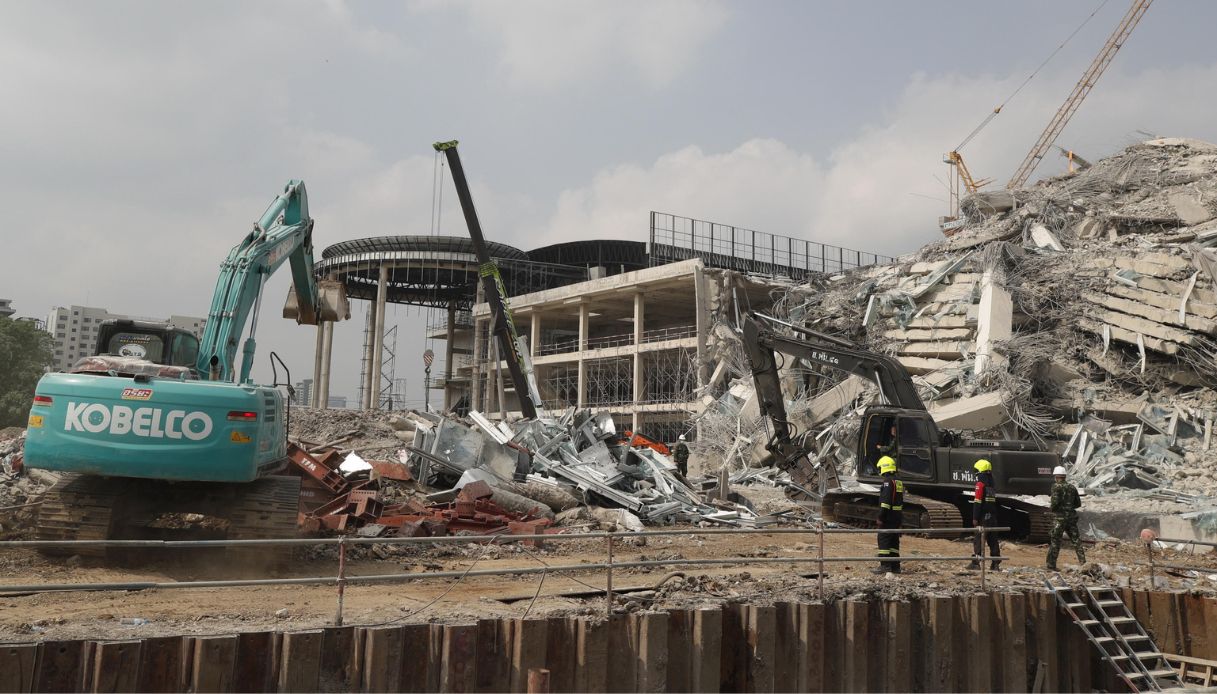 Il grattacielo crollato a Bangkok nel terremoto in Thailandia è stato ...