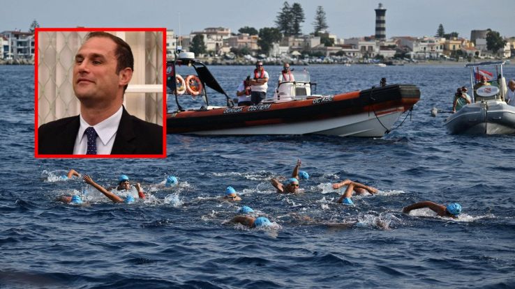 Luca Tranzillo morto di infarto durante la Traversata dello Stretto di ...