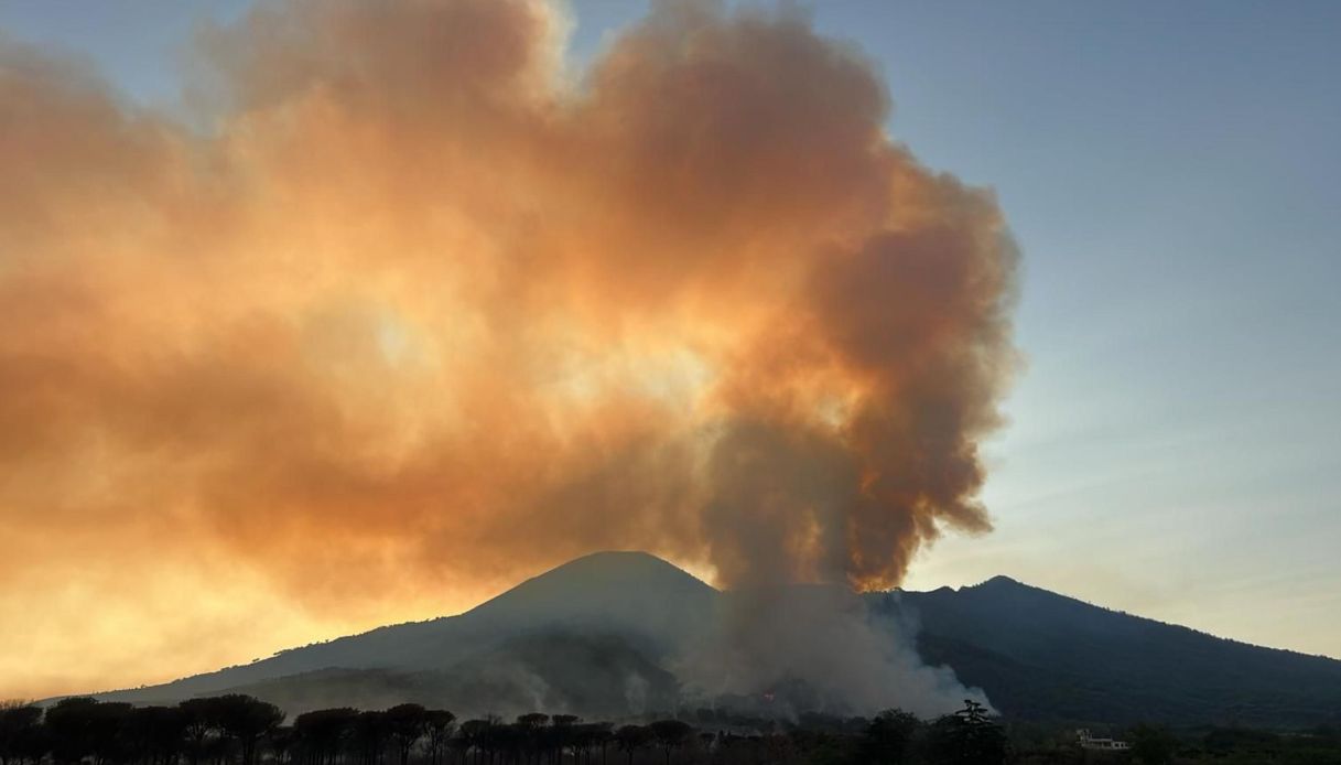 Incendio sul Vesuvio, da giorni brucia la pineta e il Monte Somma. E il ...