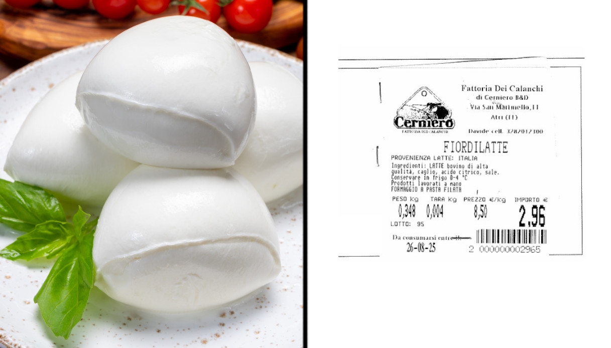 Mozzarella Fiordilatte ritirata dai supermercati per rischio ...