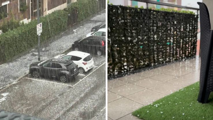 Grandine a Milano, confermata l'allerta meteo: monitorati i fiumi ...
