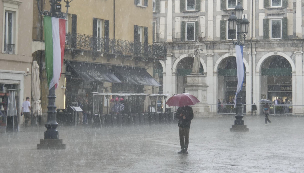 Ondata di freddo sull'Italia a ottobre col vortice ciclonico dalla ...