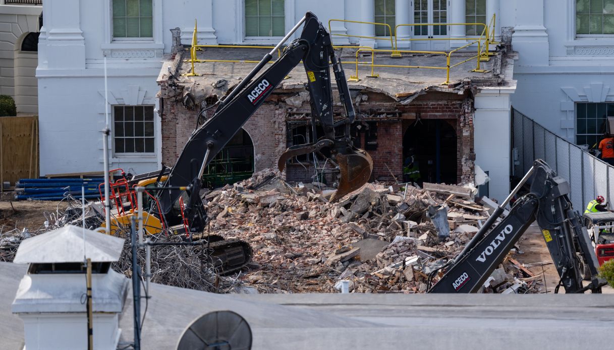 Cos'è l'ala est della Casa Bianca e perché Donald Trump l'ha demolita ...