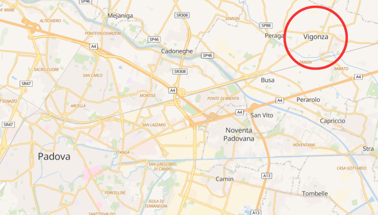 Edoardo Segato trovato morto a Vigonza, era scomparso da Stra almeno due giorni prima