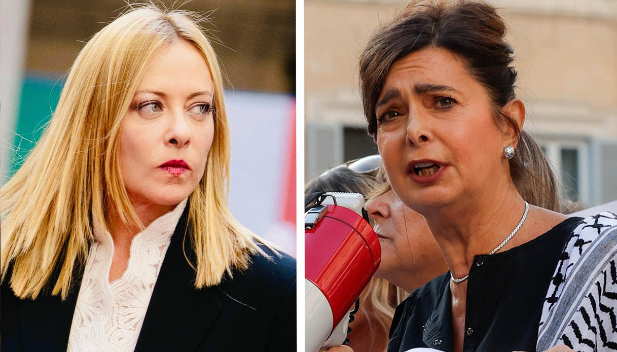 Giorgia Meloni "cortigiana", Laura Boldrini difende Landini e attacca ...