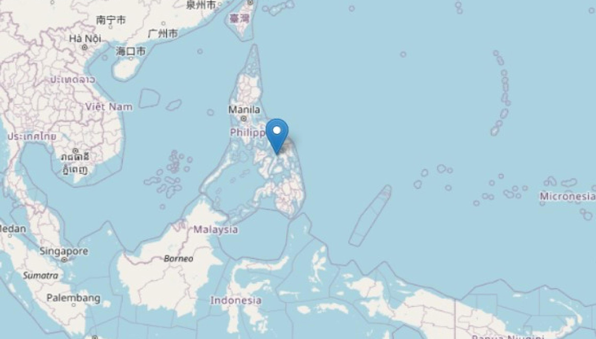 Terremoto nelle Filippine di magnitudo 6,9, decine di morti a Bogo per ...
