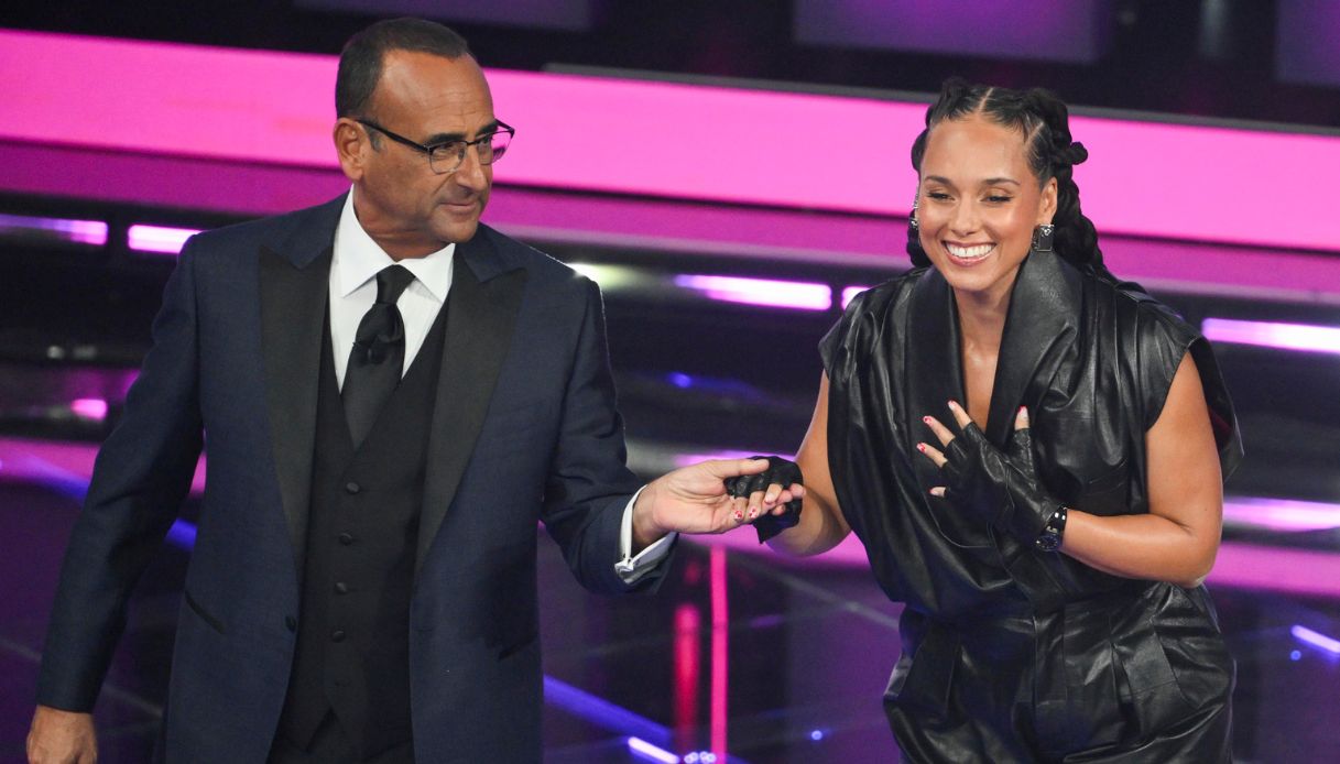 Problemi tecnici a Sanremo per Eros Ramazzotti e Alicia Keys, social ...