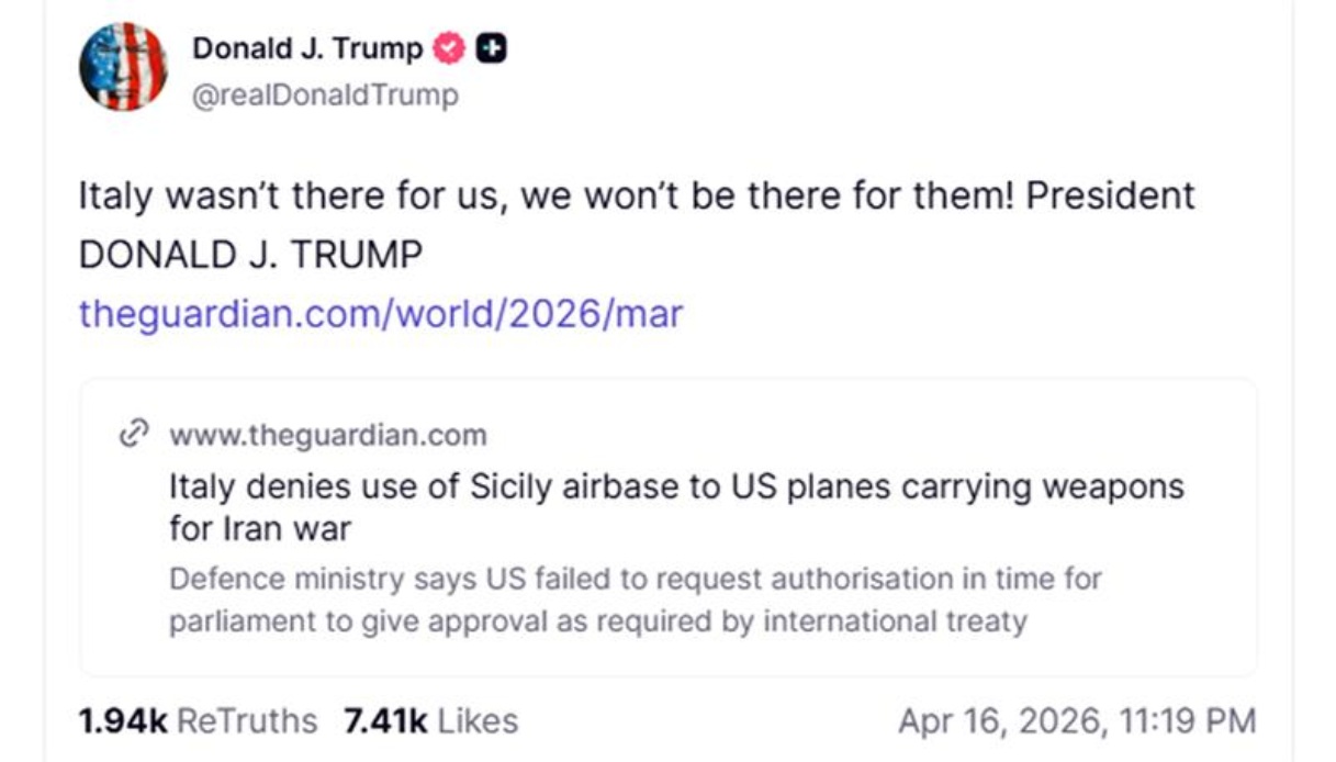 Donald Trump contro l'Italia, tensione alle stelle dopo il caso di ...