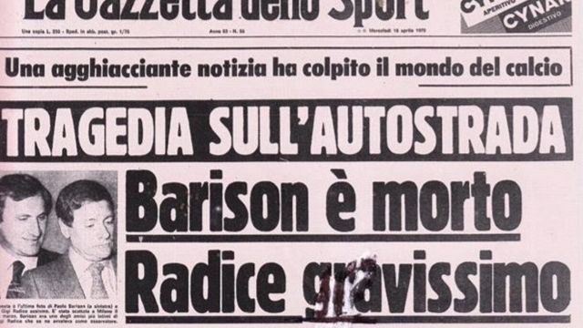 Figlio Barison ricorda padre morto e commuove il web