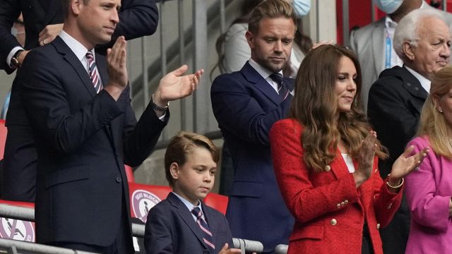 Euro 2020, principe William e Kate a Wembley tifano Inghilterra