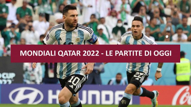 Partite di oggi 26 novembre ai Mondiali: orari e dove vederle in diretta tv