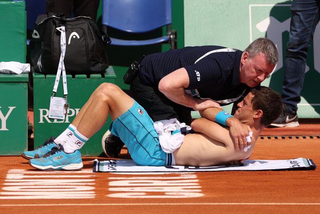Tennis, Torneo di Montecarlo. Partite della terza giornata. Berrettini ... Tennis, Torneo di Montecarlo. Partite della terza giornata. Berrettini ...