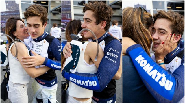 Non solo Corinna Schumacher, baci e abbracci tra Franco Colapinto e ...